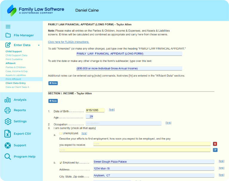 Florida - Family Law Software