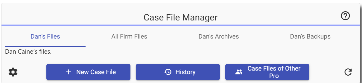 New File Manager - Family Law Software